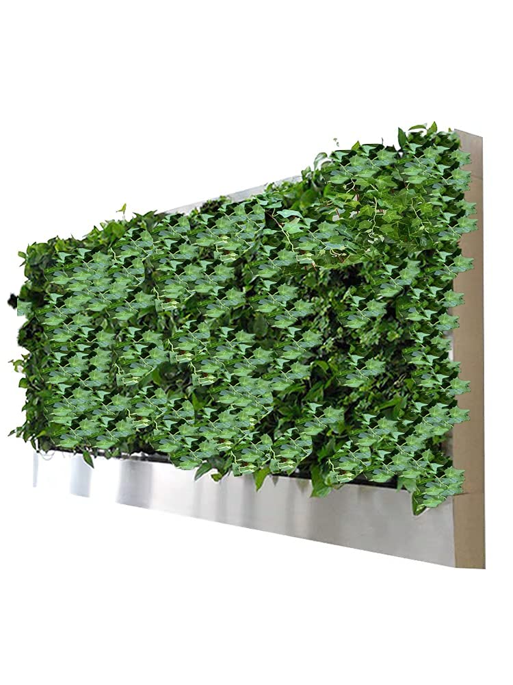 Sinsoledad Faux Ivy Wreaths can be Hung on Walls and Outdoors for Home Kitchen Garden Hall Decorations. A Pack of 12, Each 7.5 feet Long, Green.