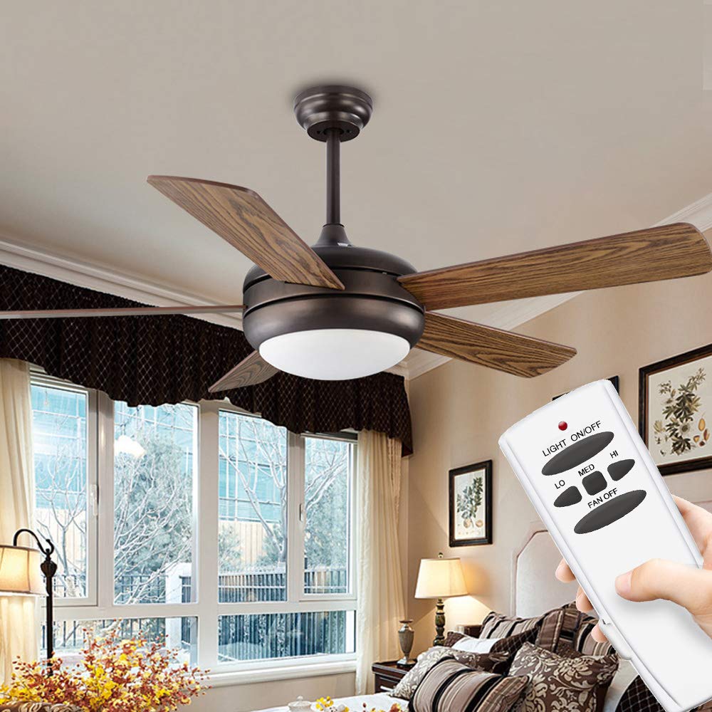 Breeze Bay Universal Ceiling Fan Remote Control and Receiver Kit Replacement of Hampton Bay Harbor Breeze Hunter UC7078T Fan-HD5 Kit, Not Dimmable