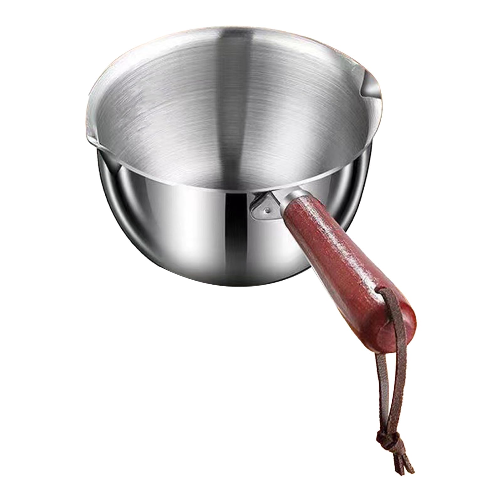 Mini Butter Warmer Pot 304 Stainless Steel 300ml Small Saucepan for Kitchen