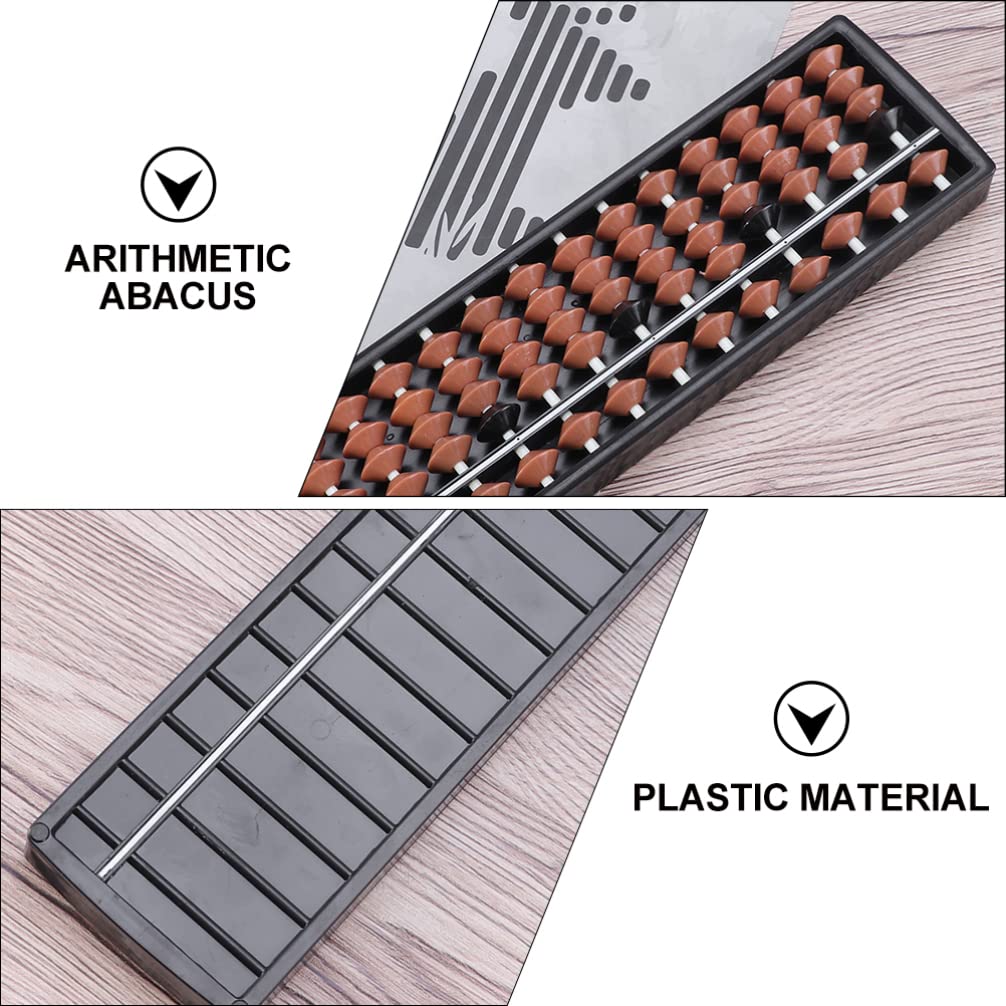 YARDWE 2pcs 15 File Abacus Japan Preschool Plastic to Stack