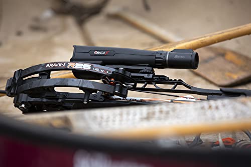 Burris Optics Oracle X Rangefinder Crossbow Scope, Built in Range Finder Measures Exact Distance, Calculates Perfect Aim/Drop Point, Adaptable Right or Left Handed Mount,Matte Black,One Size