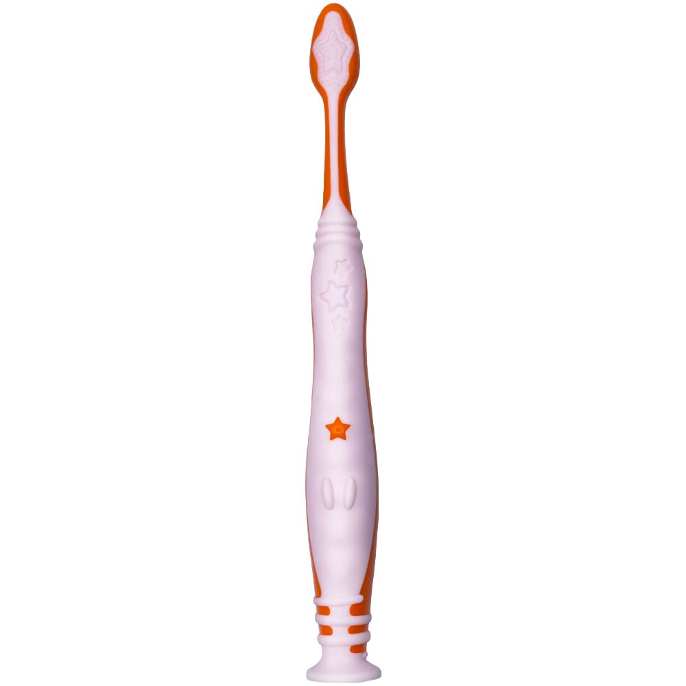 Colgate Space Jam Kids Toothbrush, with Suction Cup, 5+ Years, Extra Soft (Colors Vary) - Pack of 6