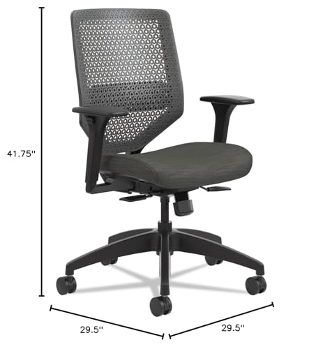HON SVR1ACLC10TK Solve Series Reactiv Back Task Chair, Ink/Charcoal