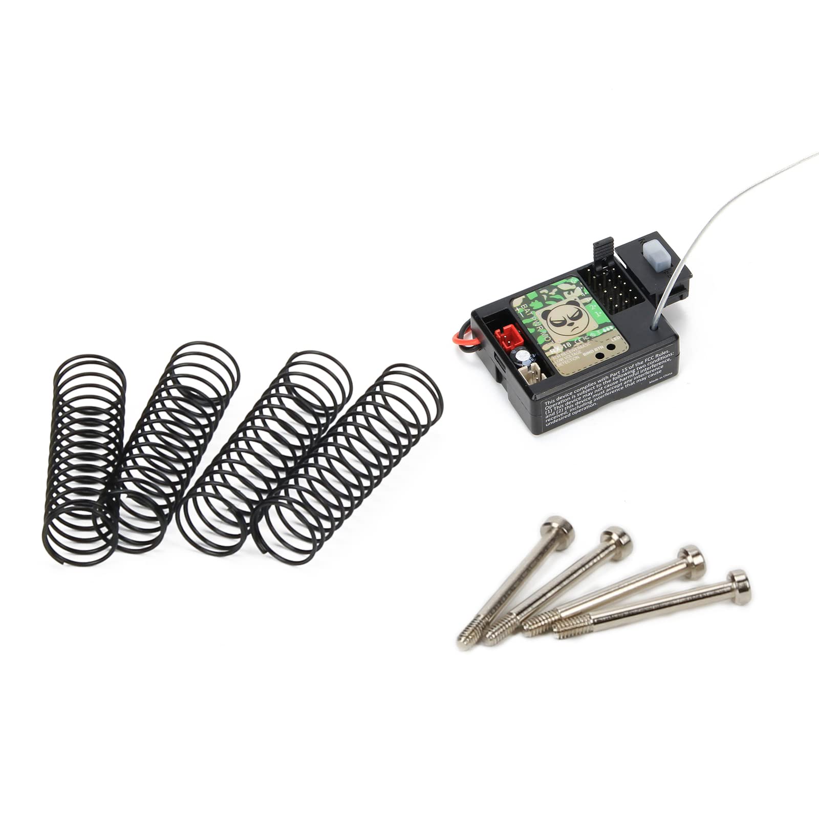 PANDA HOBBY Spring Kit and ESC Receiver/Electronic Speed Control Unit - RX-18 fits Tetra 1/24 w/T-8198A Transmitter
