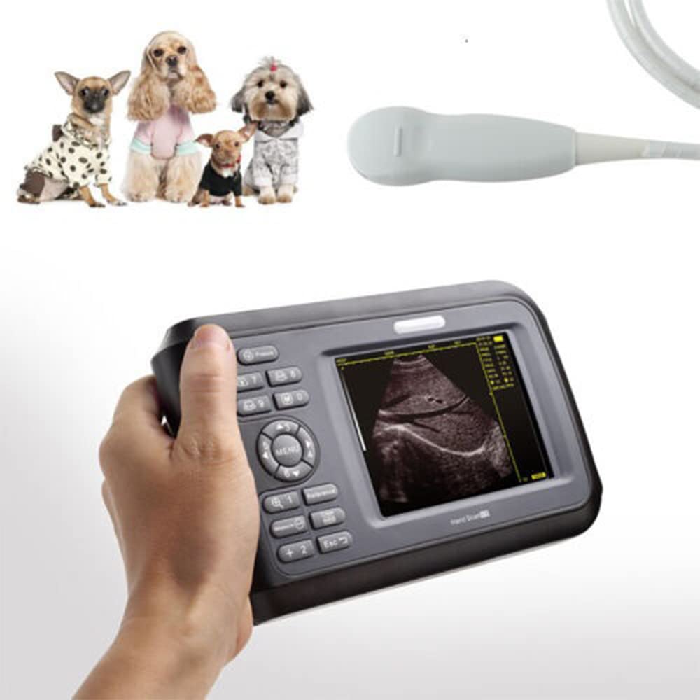 Colilove Portable Vet Ultrasound Machine Digital Handheld Veterinary Ultrasound Scanner Machine with 6.5Mhz Micro Convex Probe Veterinary Pregnancy HandScan V8 for Farm Animals