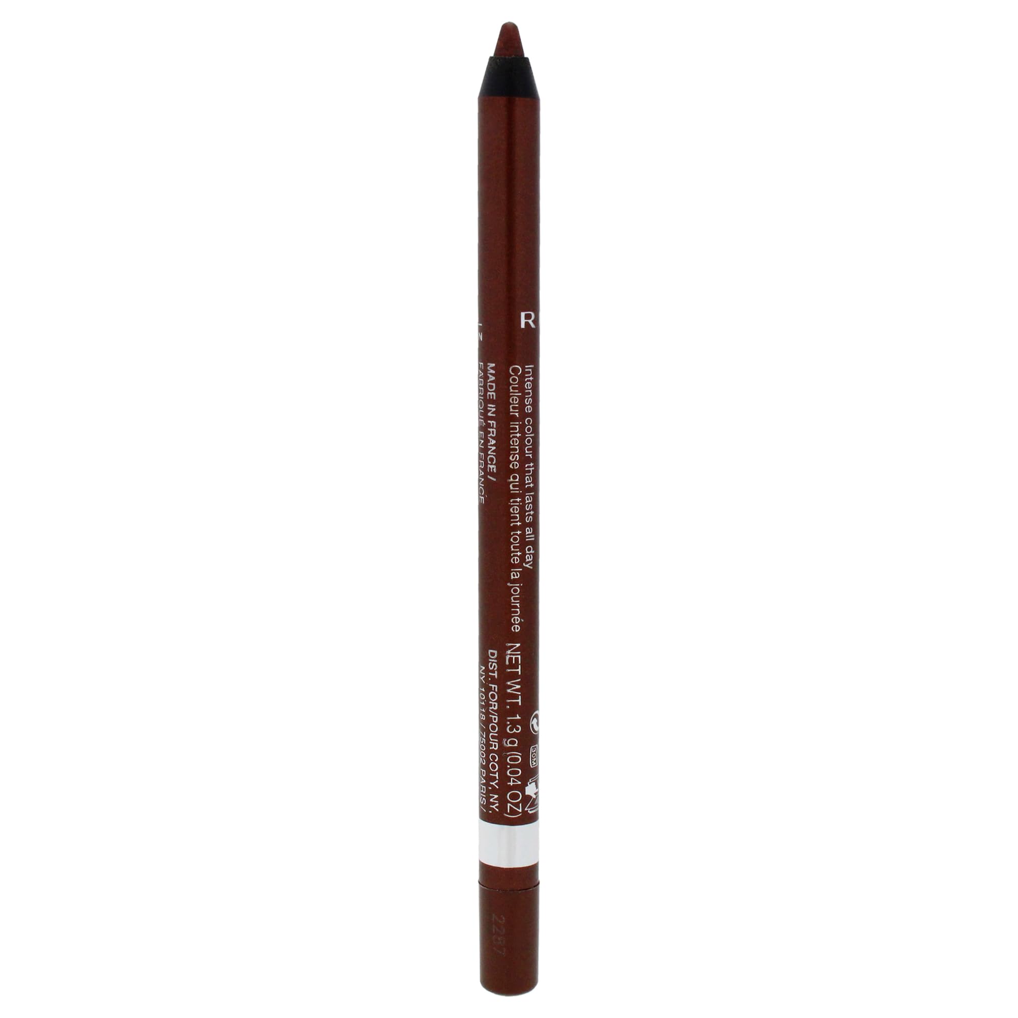 Rimmel London Scandaleyes Waterproof Kohl Kajal Eyeliner Pencil, Intense Color, Long-Wearing, Smudge-Proof, 003, Brown, 0.04oz