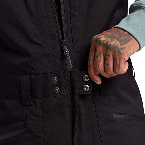 Burton Men's Reserve 2L Bib Pants (Short), True Black, S