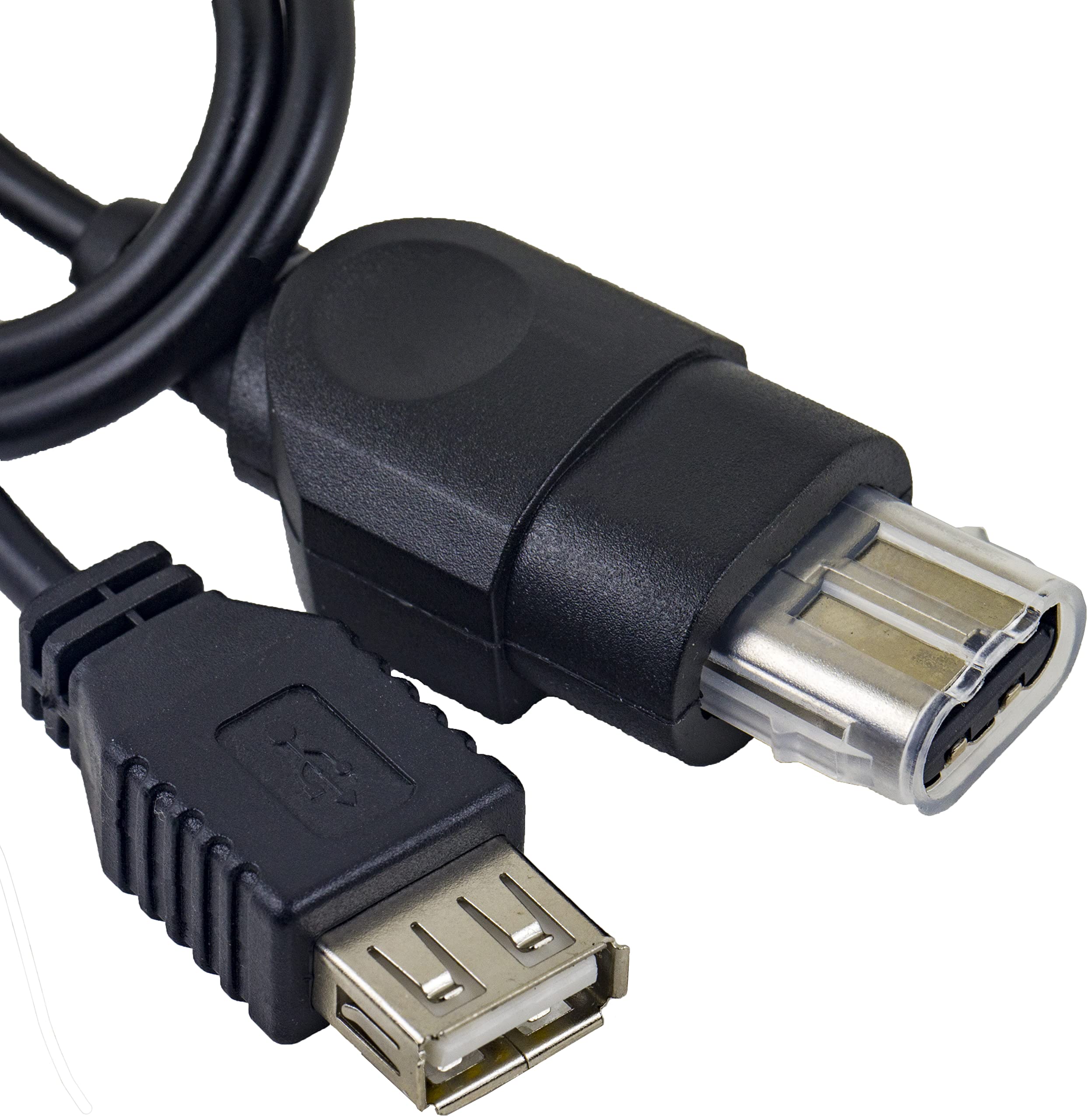 risingsaplings PC Female USB Converter Adapter Cable Cord for Original Xbox Console Gen.1 Console About 30.5in Length (1 PCS)