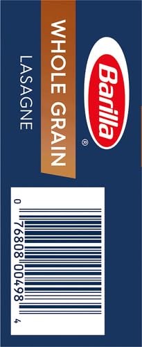 Barilla Whole Grain Wavy Lasagne Noodles, 13.25 oz