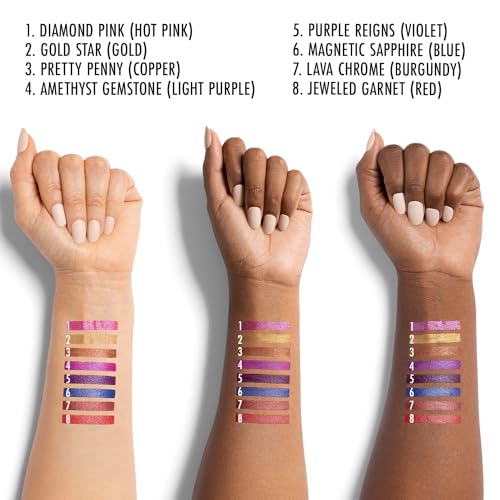 Black Radiance Metalicious Metallic Lipstick Lip Sculptor Jeweled Garnet (Red)