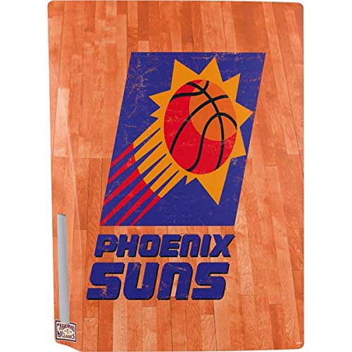 Skinit Decal Gaming Skin Compatible with PS5 Bundle - Officially Licensed NBA Phoenix Suns Hardwood Classics Design