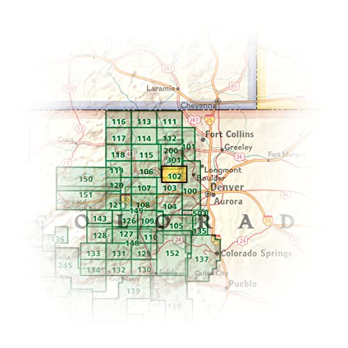 Indian Peaks, Gold Hill (National Geographic Trails Illustrated Map) (National Geographic Trails Illustrated Map, 102)