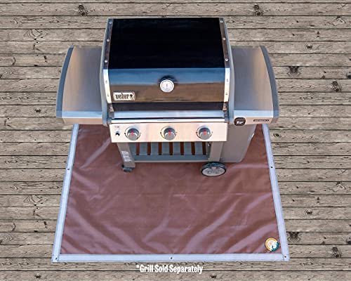 Campfire Defender Protect Preserve The Original Ember Mat | 67" x 60" | USA Based | Fire Pit Mat | Grill Mat | Protect Your Deck, Patio, Lawn or Campsite from Popping Embers