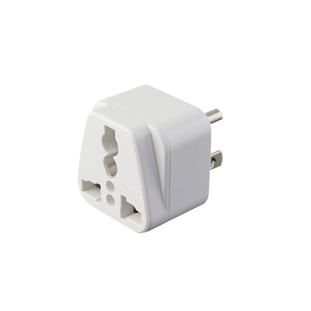 Travel Plug Adapter (Type B),Vsanstar Universal Travel Adapter for USA,Japan,Canada,Philippines - 3 Pack [Grounded & Universal]