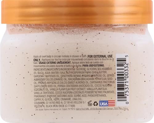 Tree Hut Tahitian Vanilla Bean Shea Exfoliating Sugar Scrub, Tahitian Vanilla Bean, 18 Oz