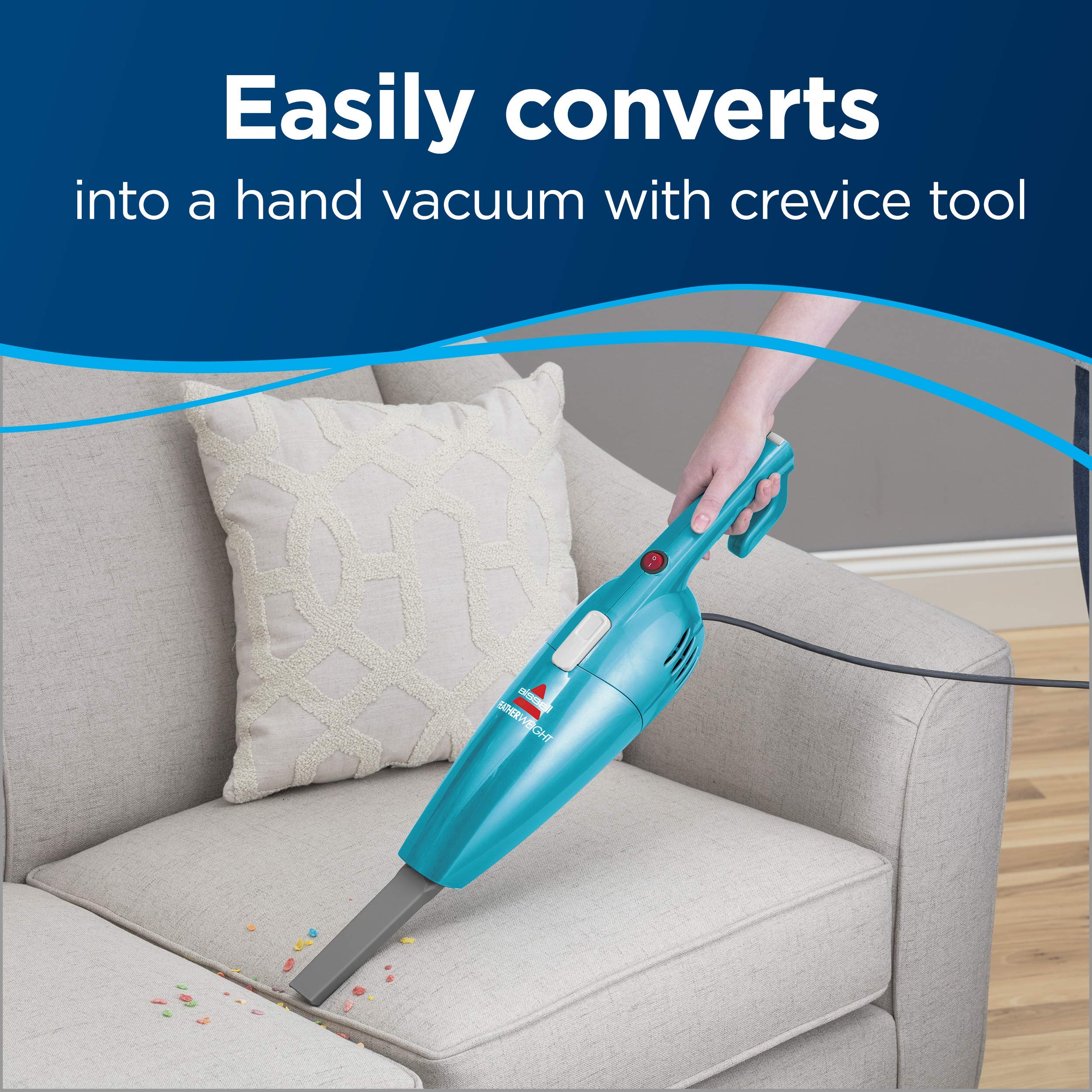 BISSELL Featherweight Stick Lightweight Bagless Vacuum, 2033M, Black (Renewed)