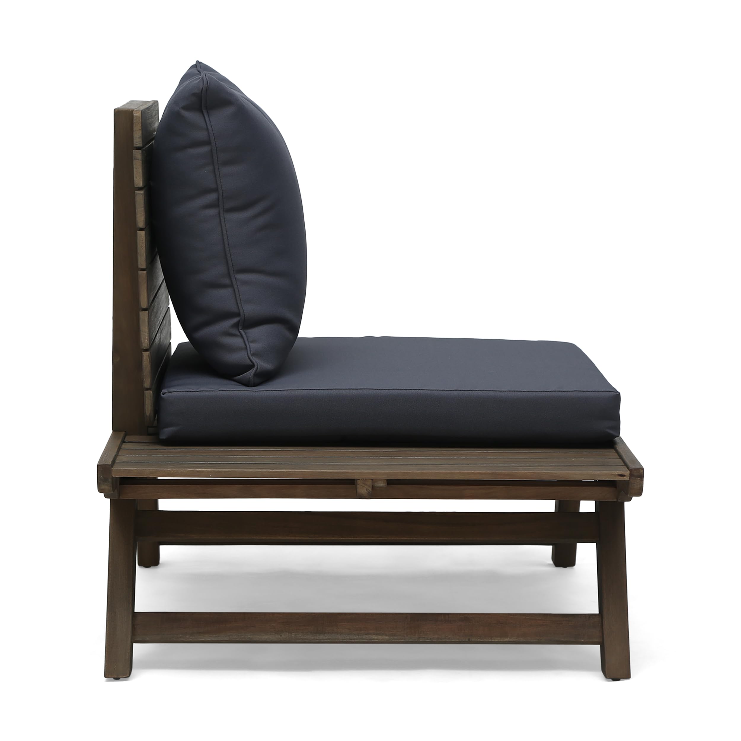 Christopher Knight Home Sedona Club Chair, 37 "W x 28.25 "D x 29.5 "H, Gray + Dark Gray