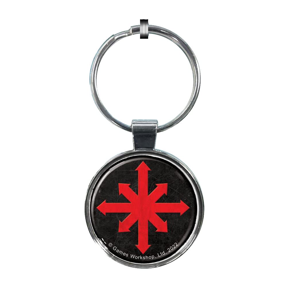 Ata-Boy Warhammer 40,000 Keychain - Chaos Star Key Chain for Fans, Check out Ata-boy's Collection of Merchandise for Gift ideasā¦