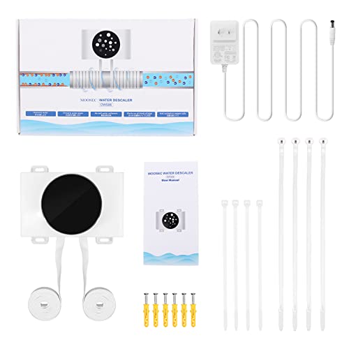 Capacitive Electronic Water Descaler System - MOOSEC Alternative Water Softener Salt Free for Whole House, Reduces The Effects of Limescale