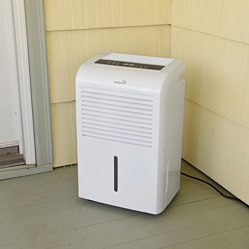 Ivation 4,500 Sq Ft Energy Star Dehumidifier, Large Capacity Compressor Dehumidifier Includes Programmable Humidistat, Hose Connector, Auto Shutoff Restart, Washable Filter, Timer and Casters
