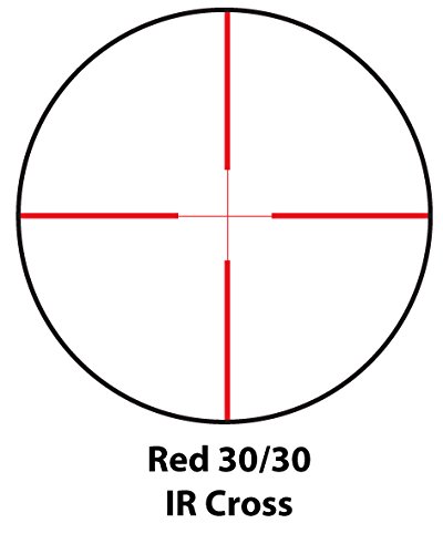 BARSKA 30/30 Crosshair Reticle Rifle Scope for .22 Plinking & Rimfire Rifles - Optimal Precision with Rings for Shooting, Hunting, Target Practice