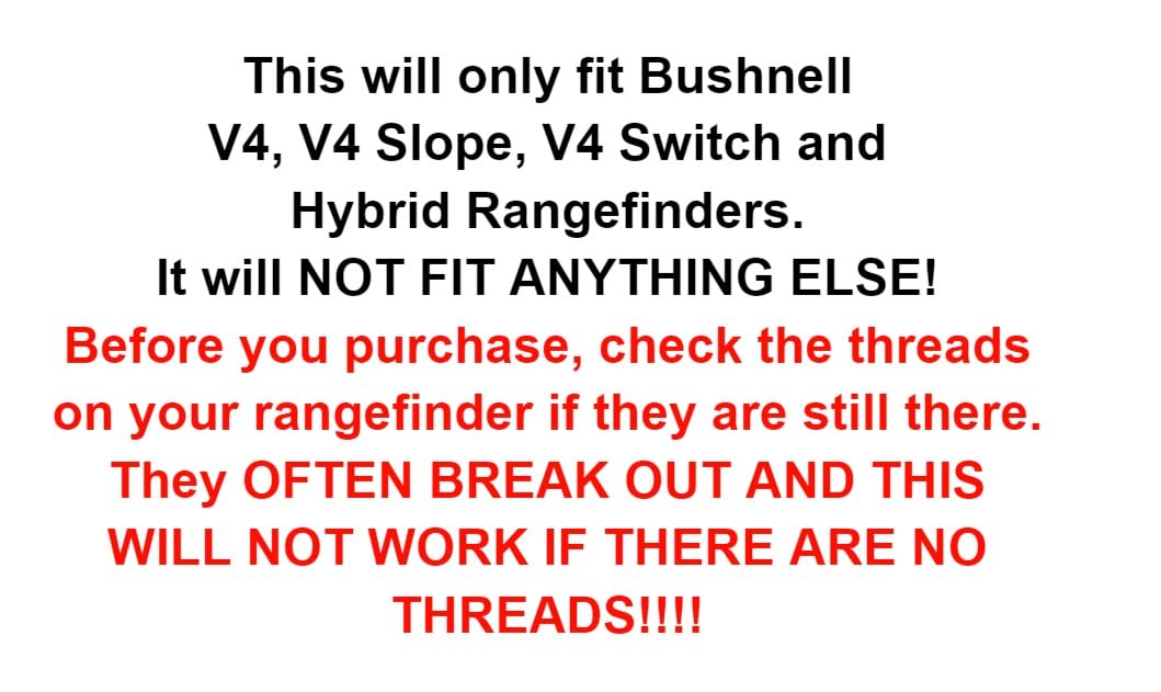 Bushnell Tour V4, V4 Slope/Switch & Hybrid Rangefinders ONLY!!! Battery, Cover, Cap, Screw. Look at Second Image Before You Buy!