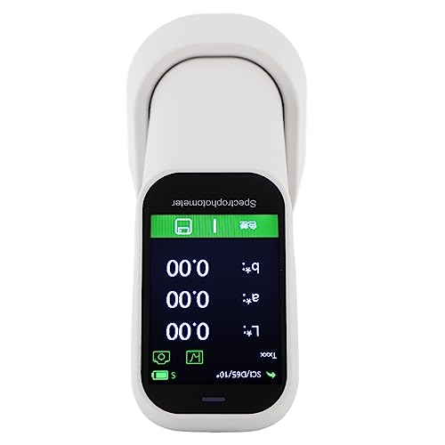 Color Analyzer Digital Colorimeter Touch Screen 6mm 11mm Color Difference Meter Tester Plastic Painting Objective Reflectance Data Stable Measurement Scene ABS Material