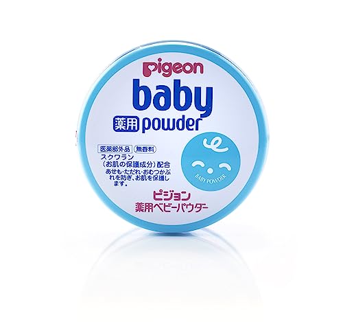 Pigeon Medical Use Baby Powder Blue Can