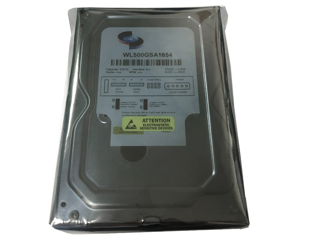 WL 500GB 16MB Cache 5400RPM SATA II (3.0Gb/s) 3.5" Internal Surveillance DVR Hard Drive - w/ 1 Year Warranty