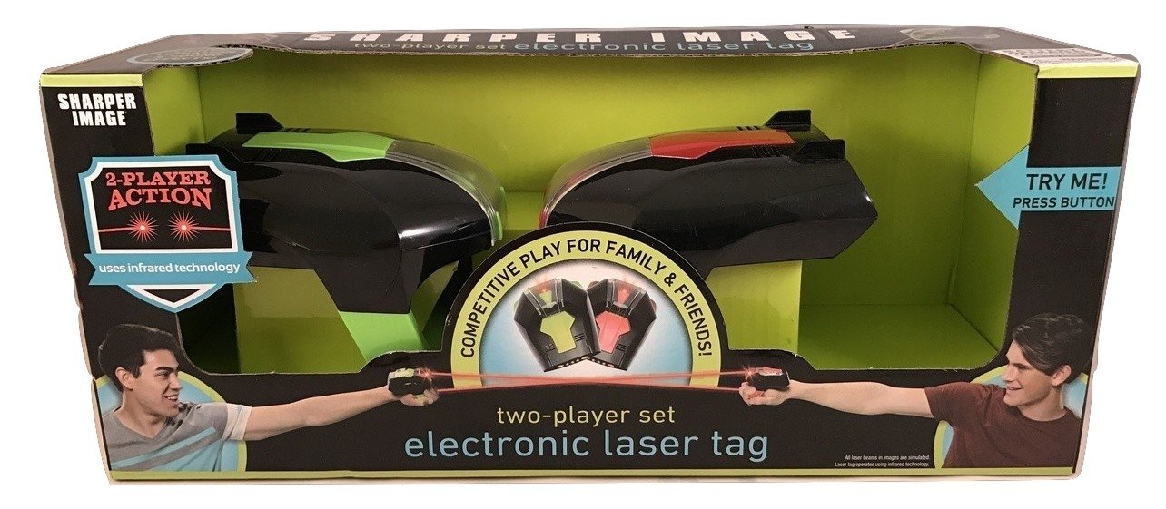 Laser Tag Electronic Game - Two Player Set - Lights, Vibration & Sound, Infrared Technology