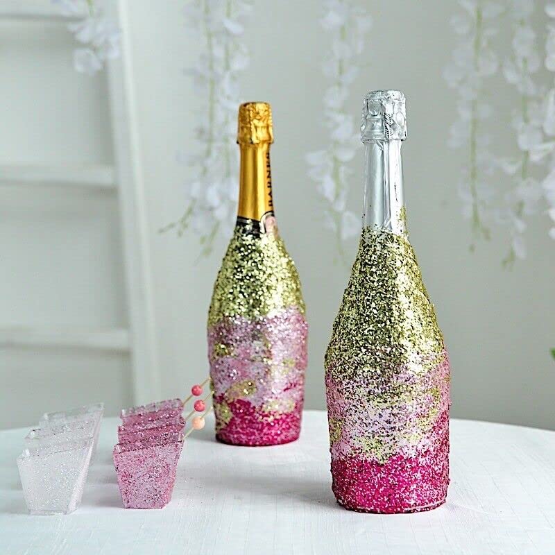 Weddings Parties and Gift Pink Sparkly Glitter Crafts DIY Party Wedding Decorations Projects Sale vngift11440