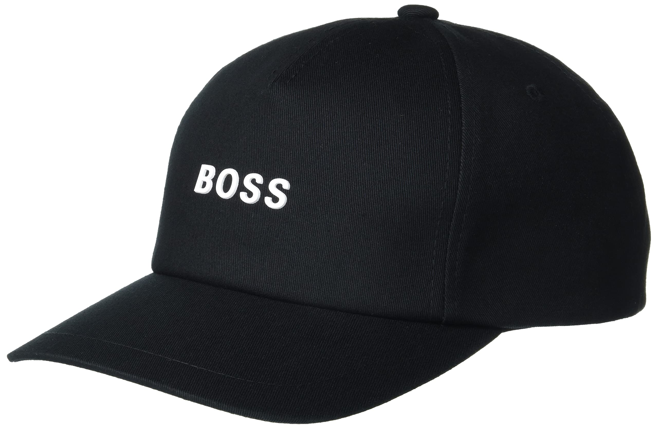 BOSS Men's Cotton Twill Small Logo Cap, Raven Black, PCE