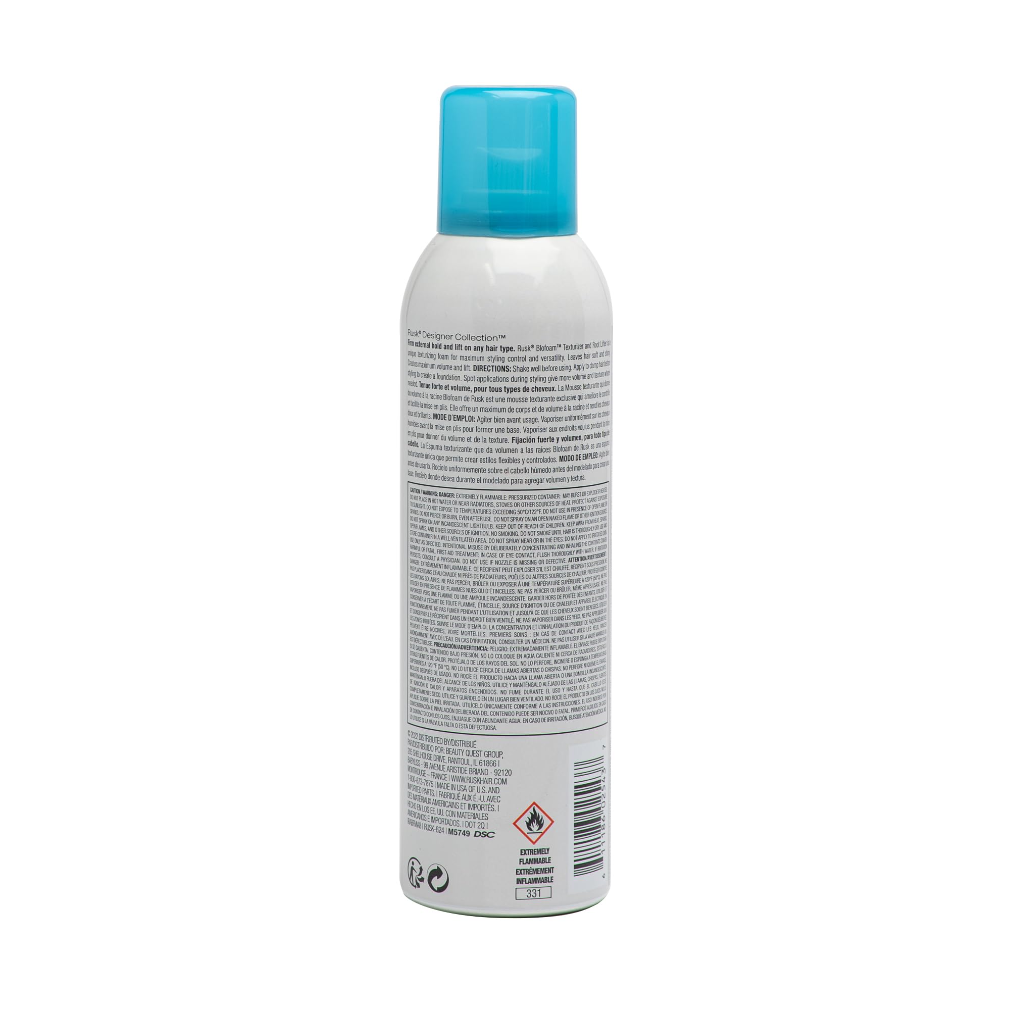 RUSK Designer Collection Blofoam Extreme Texture and Root Lifter, 8.8 oz