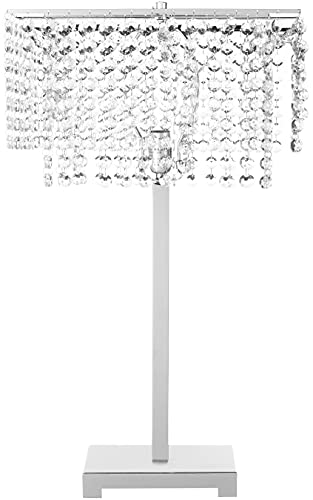 ORE International 732 28-Inch Crystal Strings Table Lamp, 28" x 9.5" x 15.5"
