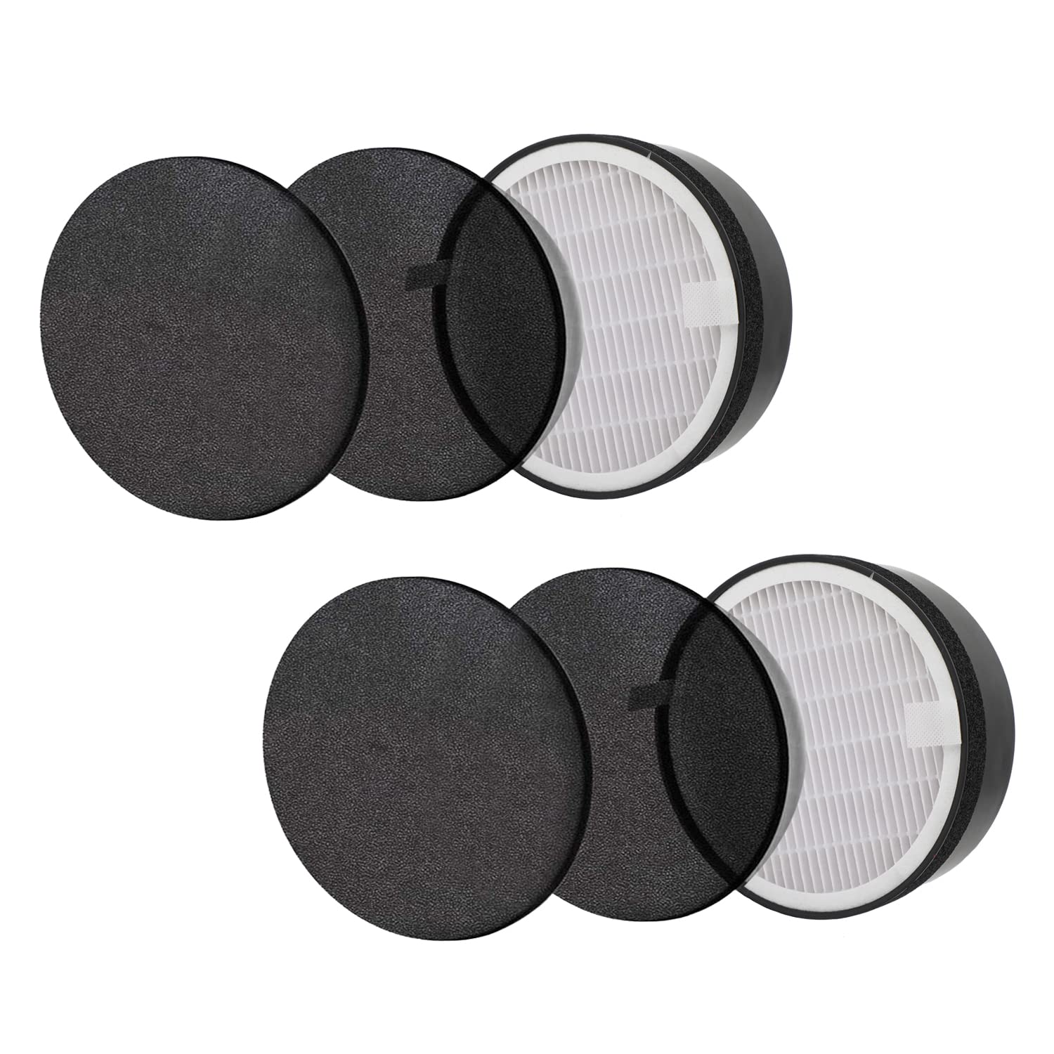 ThingRay LV-H132 Replacement Filter Compatible with LEVOIT LV-H132-RF,3 in 1 Pre-Filter,H13 True HEPA,Activated Carbon Filter,2 HEPA & 4 Carbon Filter