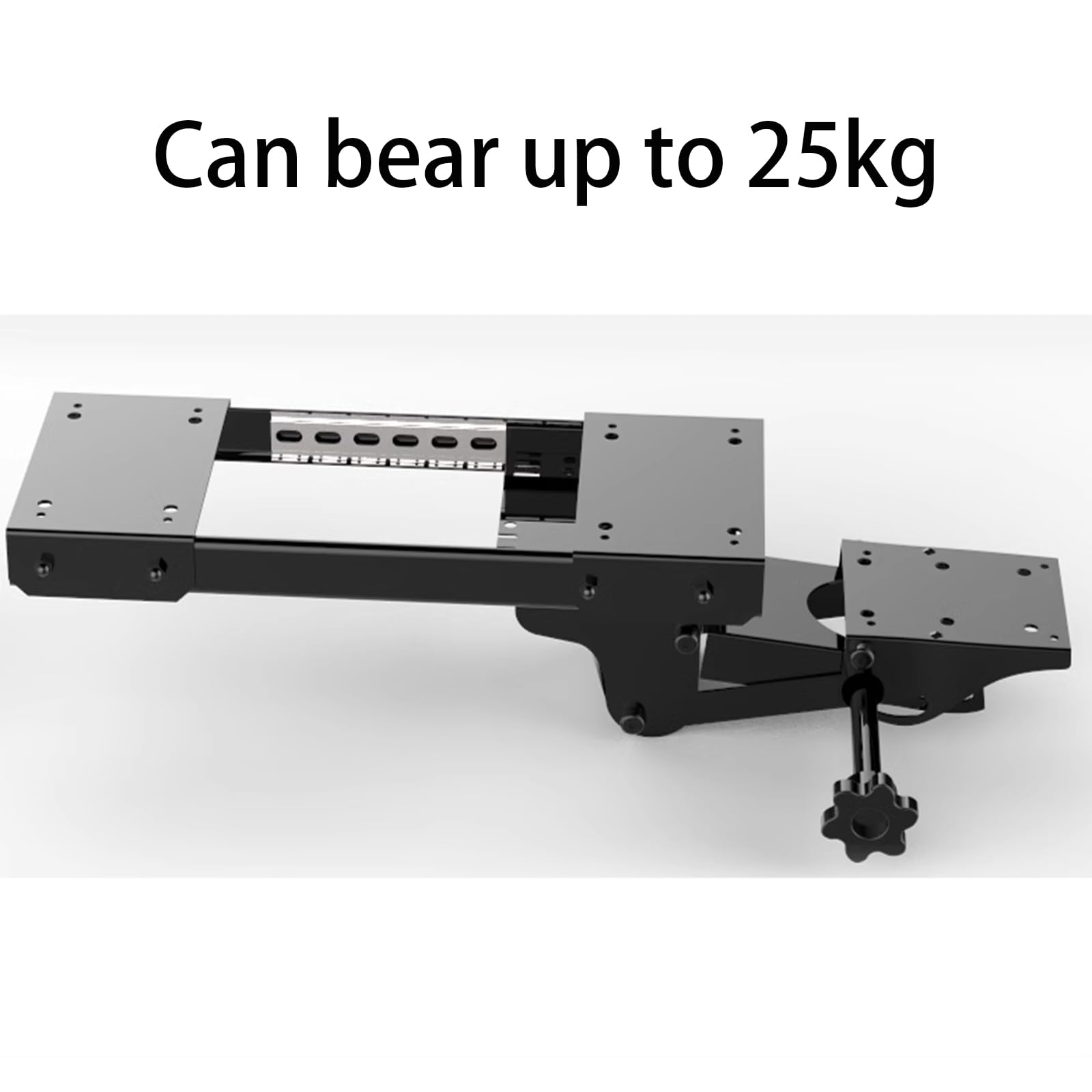 BBAUER Adjustable Keyboard Tray, Under Desk Keyboard Tray, Ergonomic Keyboard Tray, with Wrist Rest Pad, Easy Install Keyboard Stand