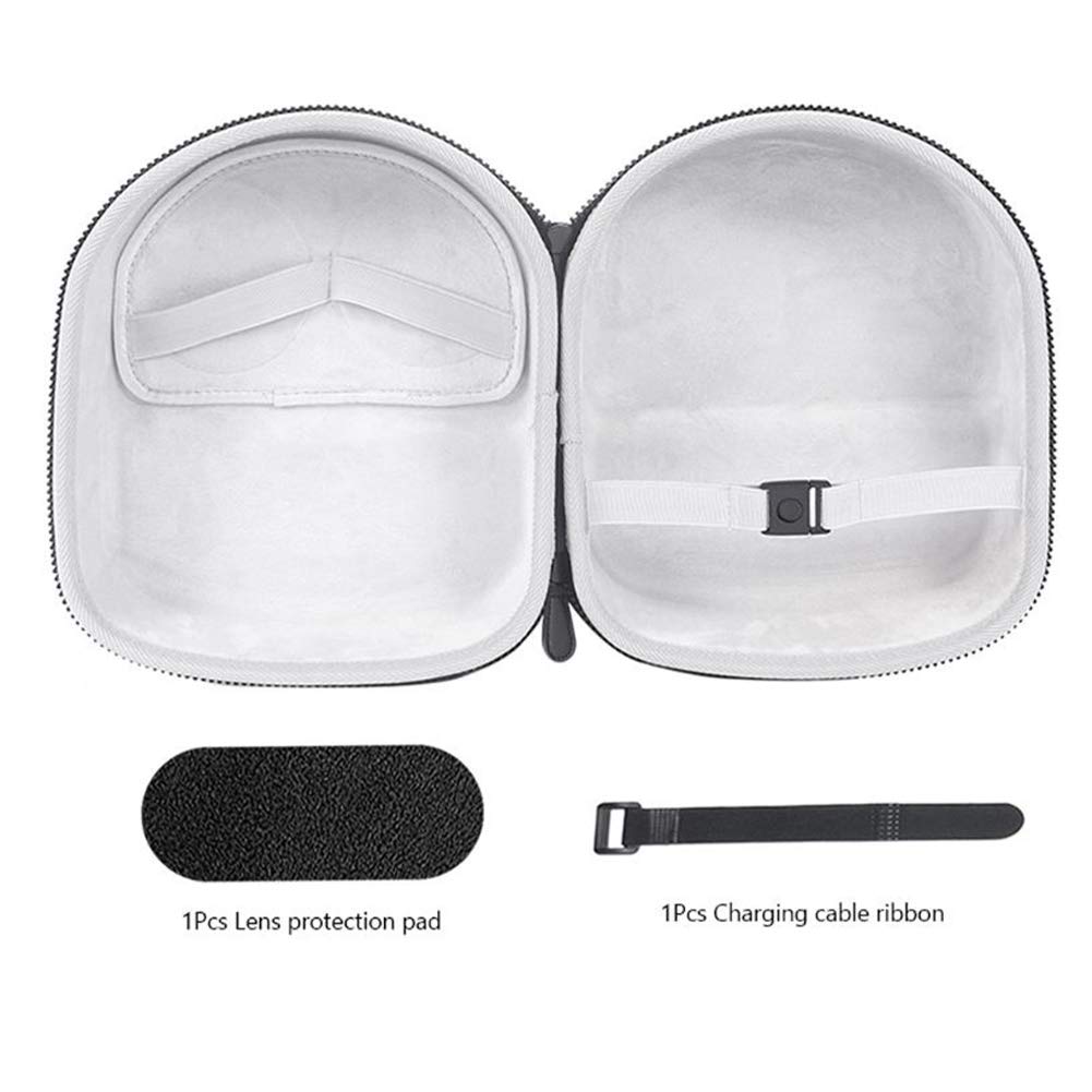 beiyoule Hard Carrying Case for Oculus Quest 2 All-in-one VR Gaming Headset and Controllers,Crush Resistant, Anti-Shock, Portable Protection,Hard EVA Carry Case with Strap