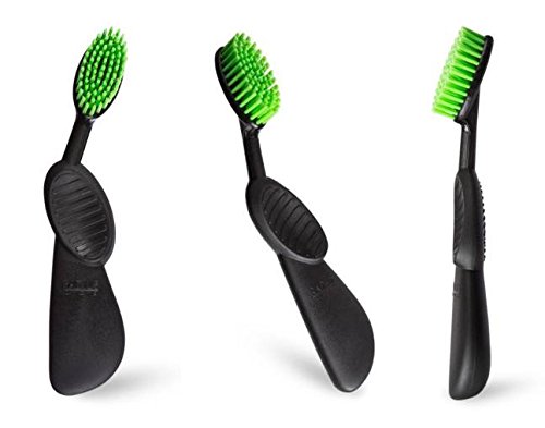 RADIUS - Scuba Right Hand Toothbrush, Soft Bristles, Flex-Neck Technology that Reduces Pressure on Teeth and Gums, Made with Sustainable Materials (Colors May Vary)