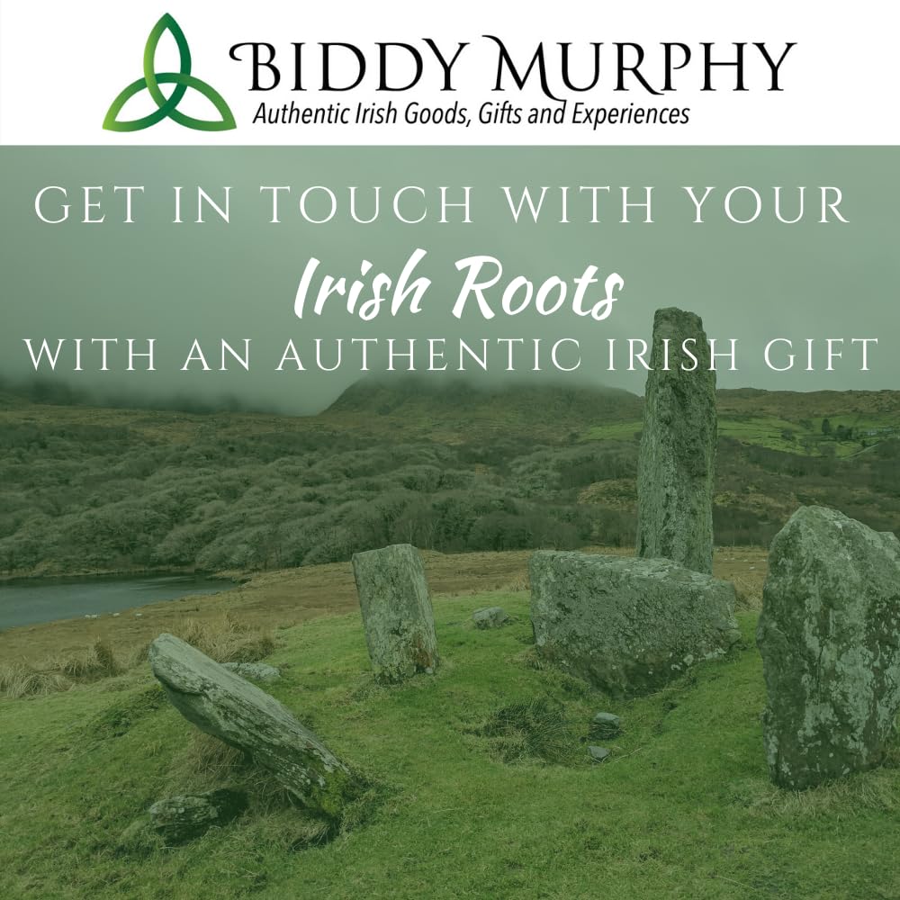 Biddy Murphy Irish 925 Sterling Silver Claddagh Ring with Classic Wishbone Design Band, Timeless Elegant Celtic Jewelry Made in Ireland, Love, Friendship, Loyalty, Size 7