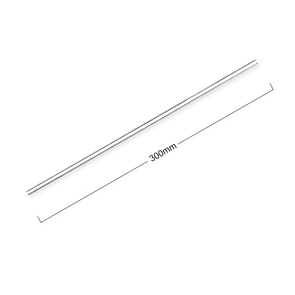 ULAB Scientific Glass Stirring Rods, Length 300mm, Dia.5mm, Glass Material, Pack of 6, UMP1002