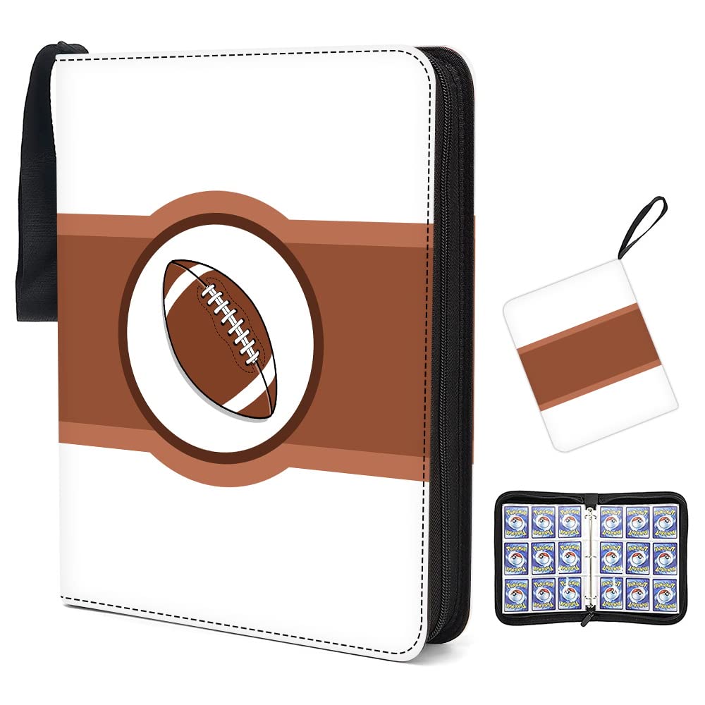 Jaragar 900 Pockets Football Card Binder for Trading Cards, Card Collector Album Holder with 50 Premium 9-Pocket Pages for Card Collection Storage