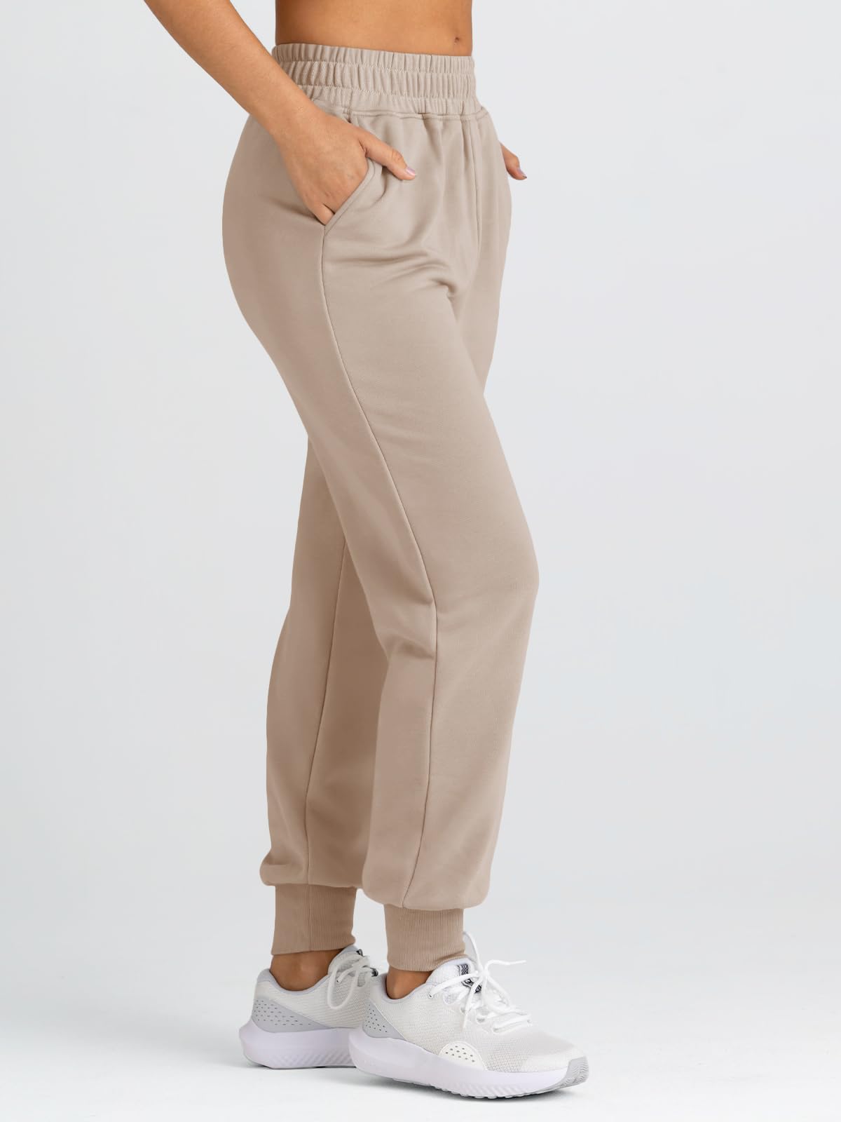 AUTOMET Womens Baggy Sweatpants Trendy Y2k Joggers Pants Lounge Winter Clothes Outfits Fashion Khaki