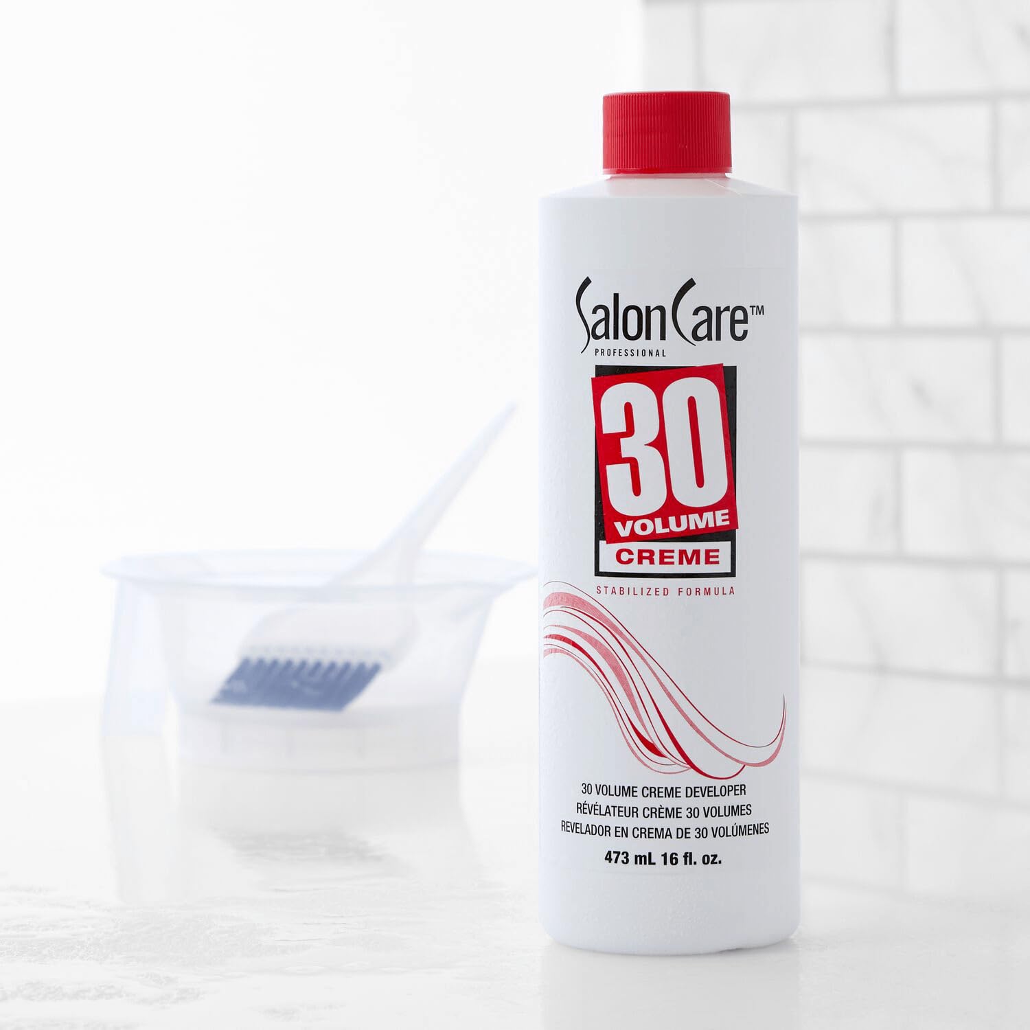 Salon Care 30 Volume Creme Developer 16 Oz