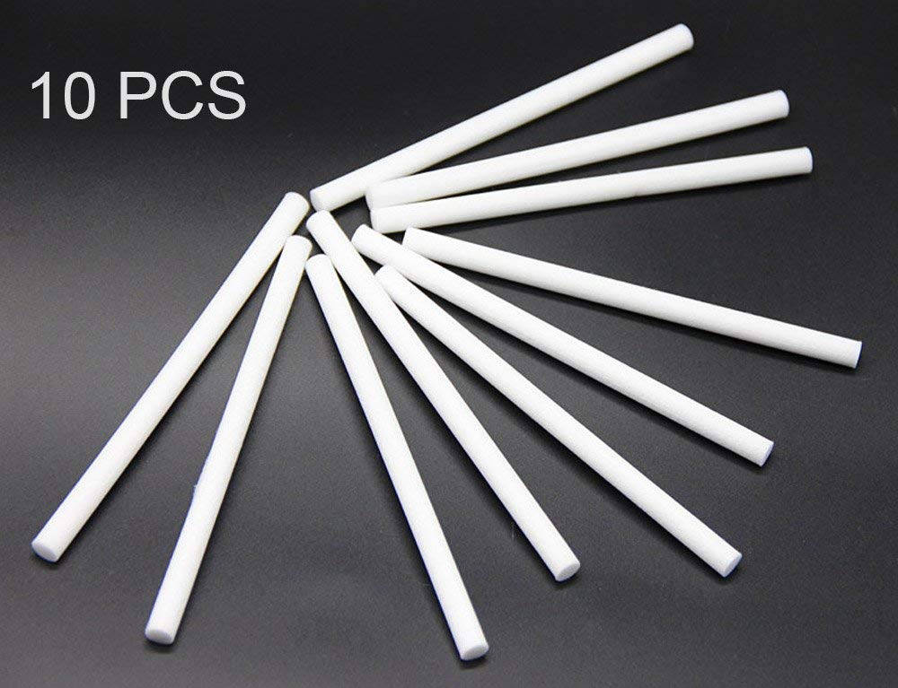 Briskyloom Humidifier Sticks Cotton Filter Sticks Refill Sticks Filter Replacement Wicks for Portable Personal USB Powered Humidifier 7x135mm (10pcs)