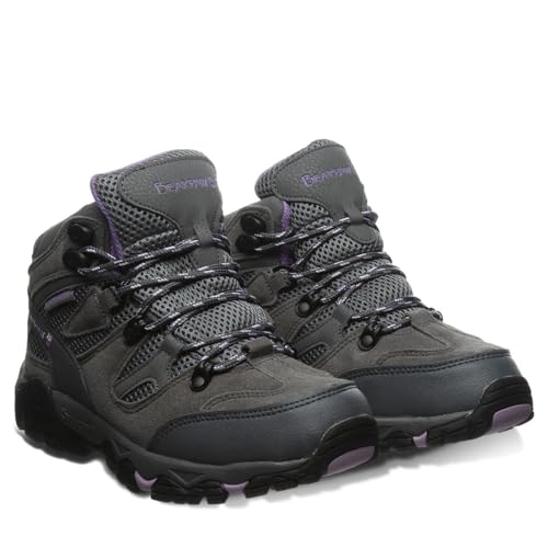 BEARPAW Women's Corsica Wide Gray Fog Size 13 | Women's Bootie | Women's Hiker Boot | Comfortable Hiking Boot