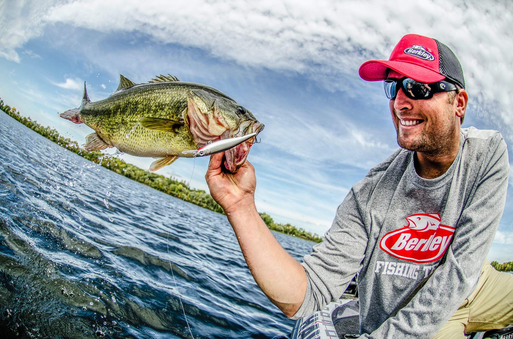 Berkley Crankbait Hard Fishing Lures , Chartreuse Shad , 4 1/4in - 7/16 oz
