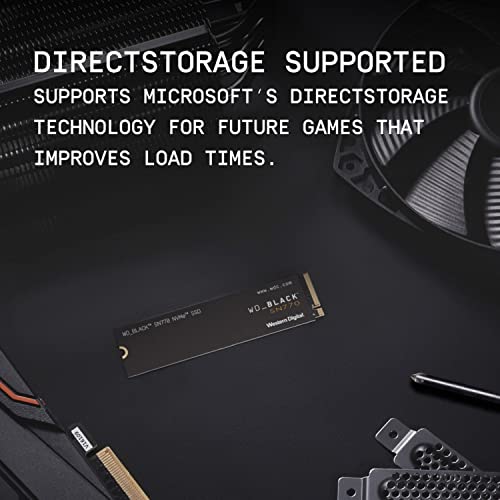 WD_BLACK 1TB SN770 NVMe Internal Gaming SSD Solid State Drive - Gen4 PCIe, M.2 2280, Up to 5,150 MB/s - WDS100T3X0E