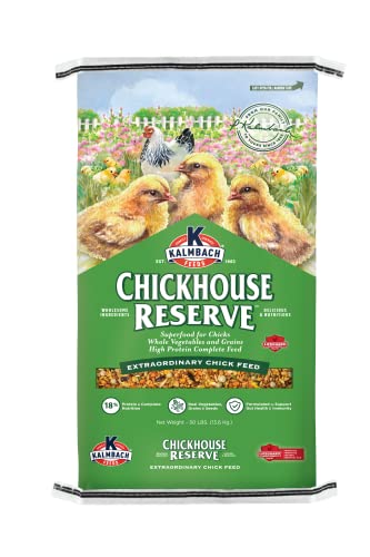 Kalmbach Feeds Chickhouse Reserve 18% Whole Grain Complete Feed for Chicks, 30 lb