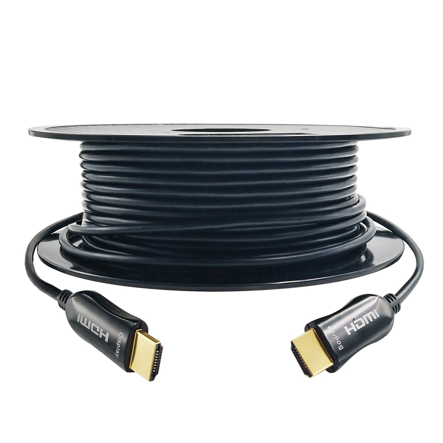 iBirdie 4K Fiber Optic HDMI Cable 200 Feet, 62 Metre, Work on Full 4K 60Hz HDR, HDCP 2.2, 1440p 144Hz, 18Gbps High Speed Ultra HD, Directional Active Cord Compatible for Apple-TV Ps4 Xbox