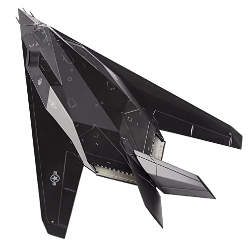 HANGHANG 1/72 F-117 Attack Plane (Nighthawk) Metal Fighter Military Model Diecast Plane Model for Collection or Gift Black